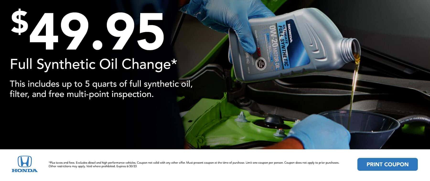 Auto Service Offers | Honda Service & Parts Coupon Near Cortland