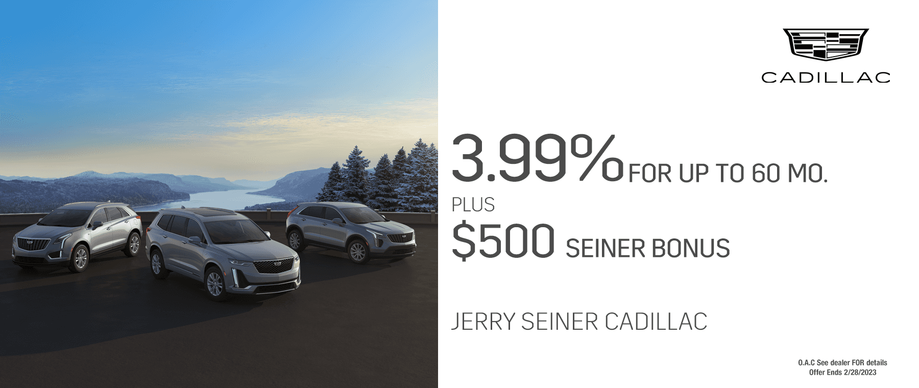 Jerry Seiner Cadillac | New & Used Cadillac Dealer in Salt Lake City, UT