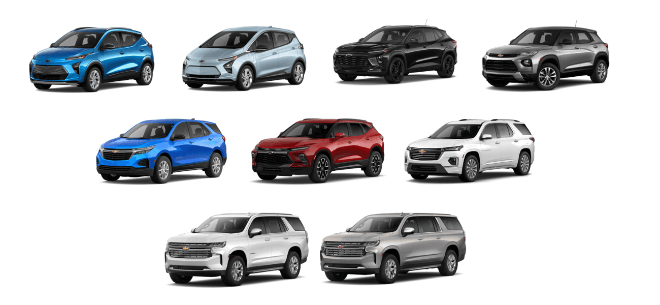 Chevy Suvs By Size