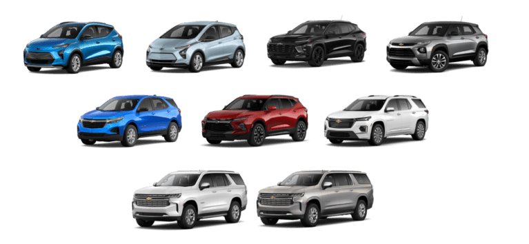 Compare Chevrolet SUV Sizes: Smallest to Largest