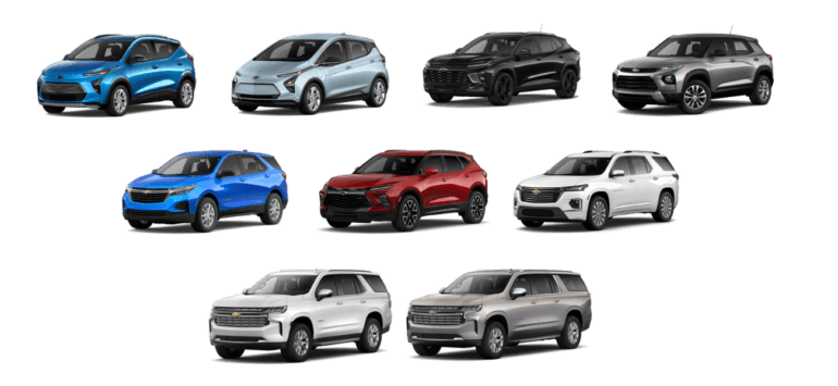 Compare Chevrolet SUV Sizes: Smallest to Largest