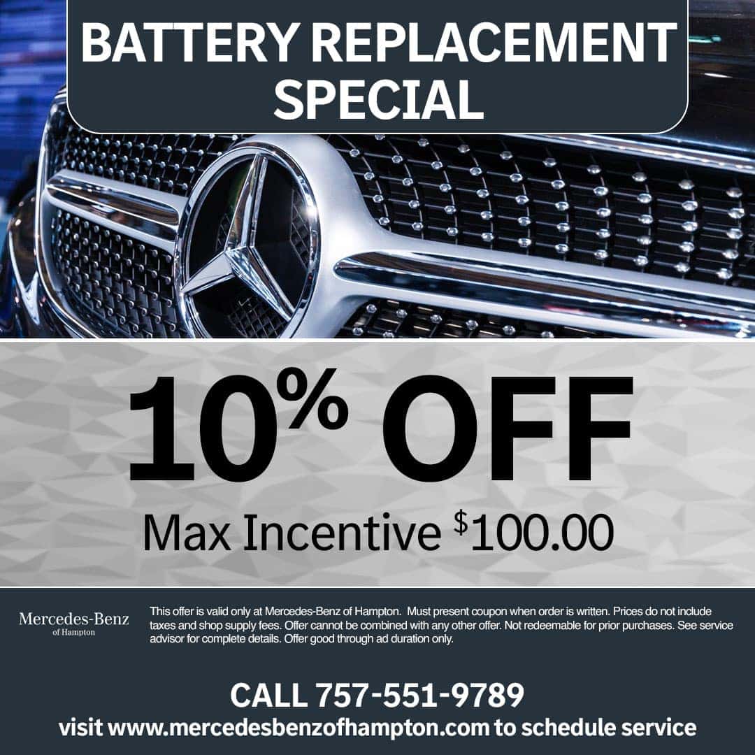 Auto Service Specials | Mercedes-Benz of Hampton near Williamsburg