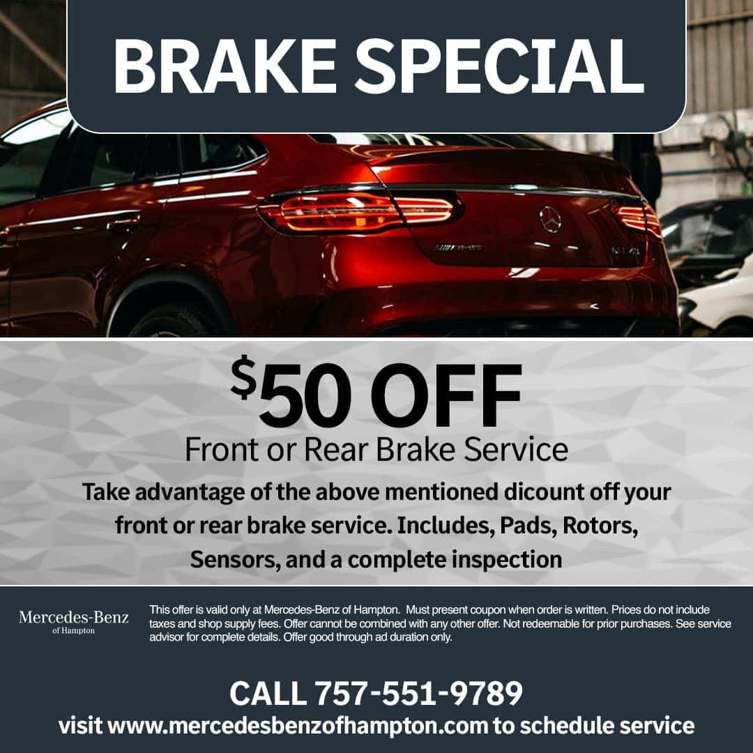Auto Service Specials | Mercedes-Benz of Hampton near Williamsburg
