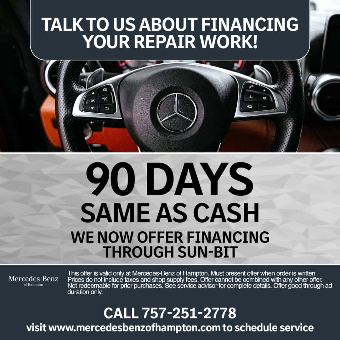 Auto Service Specials | Mercedes-Benz of Hampton near Williamsburg