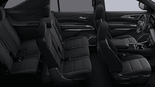 Traverse 8 Passenger Seating