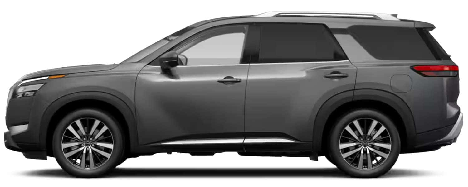 2025 Nissan Pathfinder Gun Metallic Exterior Color | Nissan of North ...