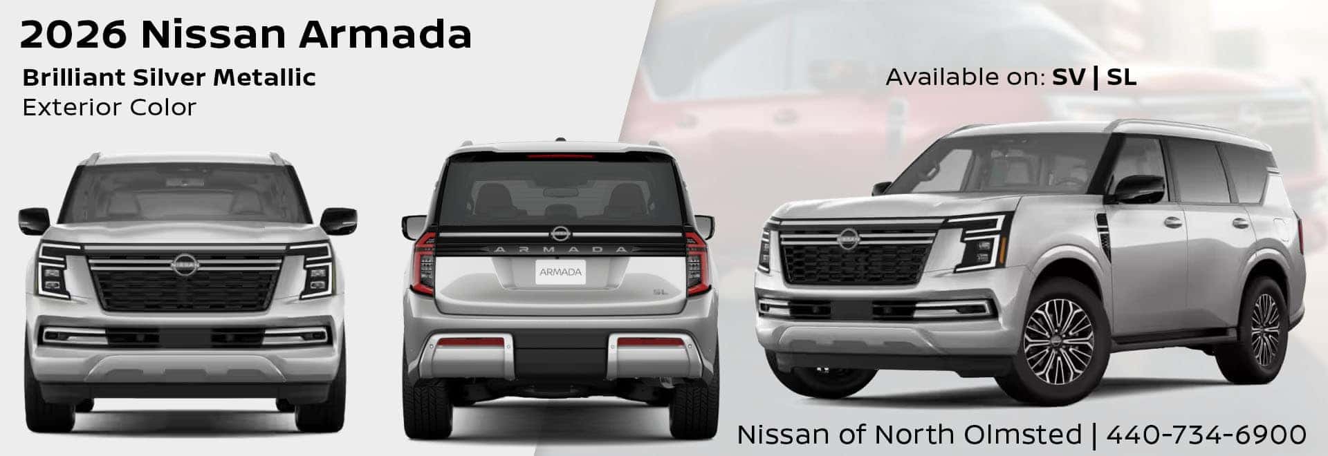 2026 Nissan Armada Exterior Colors | Nissan of North Olmsted