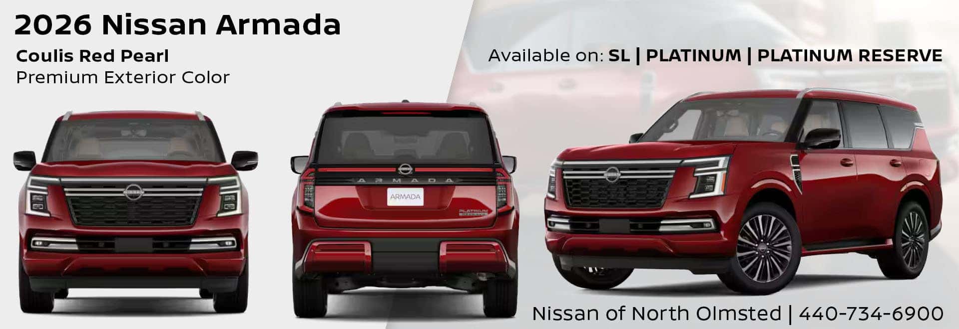 2026 Nissan Armada Exterior Colors | Nissan of North Olmsted