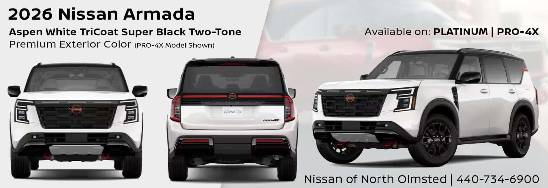 2026 Nissan Armada Exterior Colors | Nissan of North Olmsted
