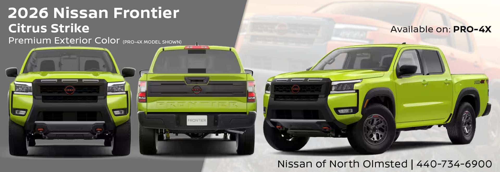 2026 Nissan Frontier Colors | Nissan of North Olmsted