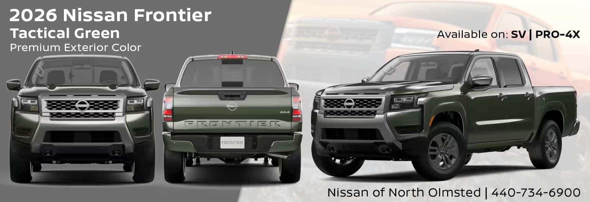 2026 Nissan Frontier Colors | Nissan of North Olmsted