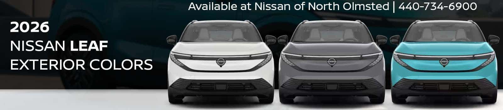 2026 Nissan LEAF Exterior Colors | Nissan of North Olmsted