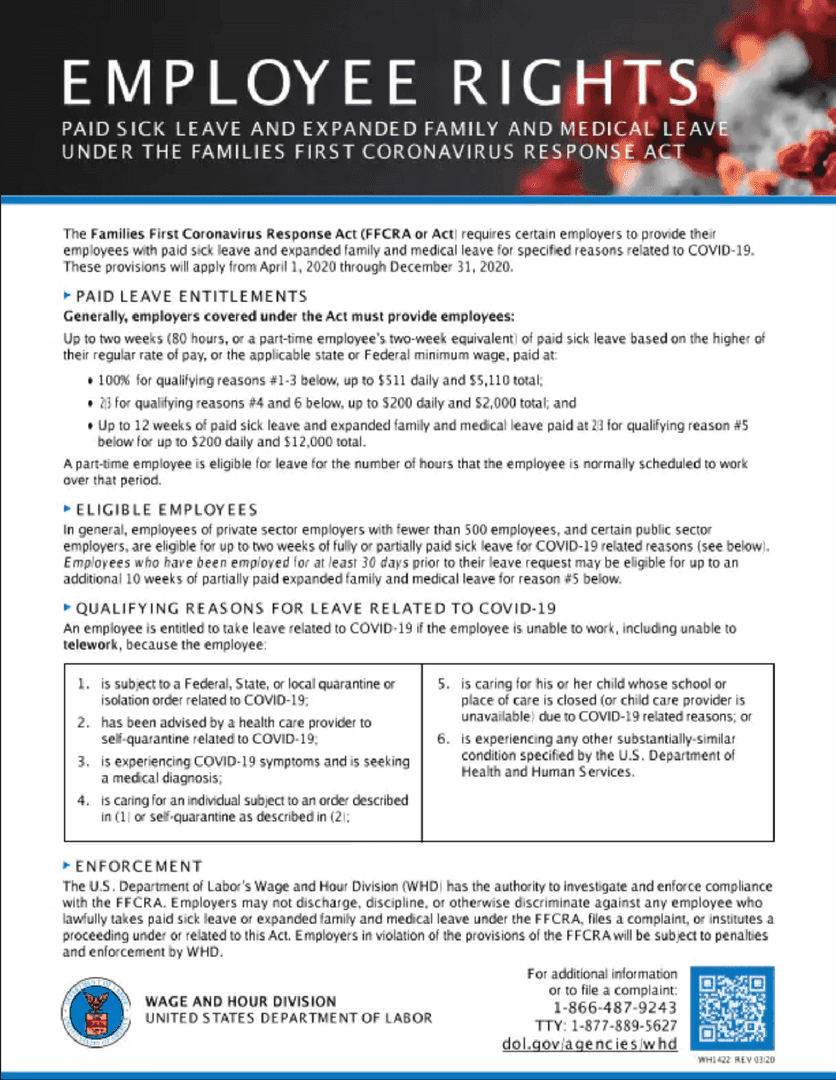 FFCRA Poster | Employee Workplace Rights | Jeep Dealer