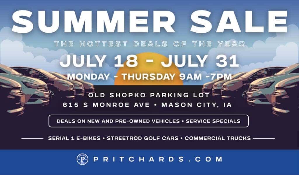 Pritchards Summer Sale Event 2025 | Pritchard Family Auto Stores