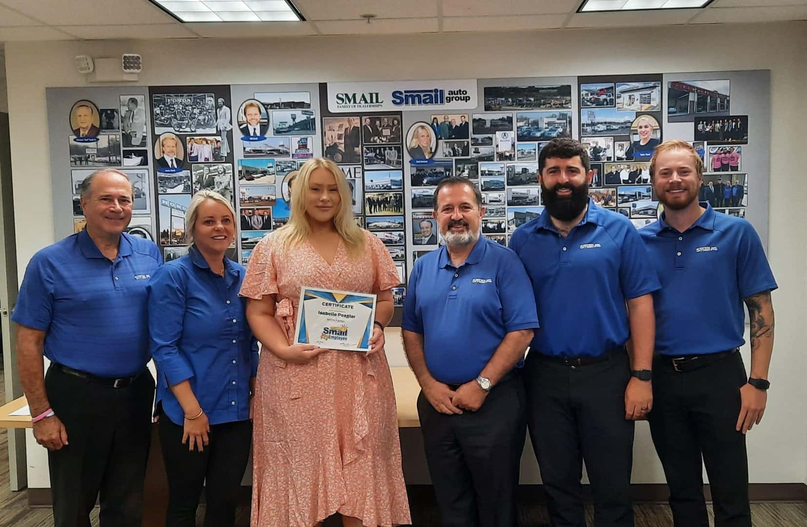 Smail Key Employee Recognition Awards | Smail Auto Group - Greensburg