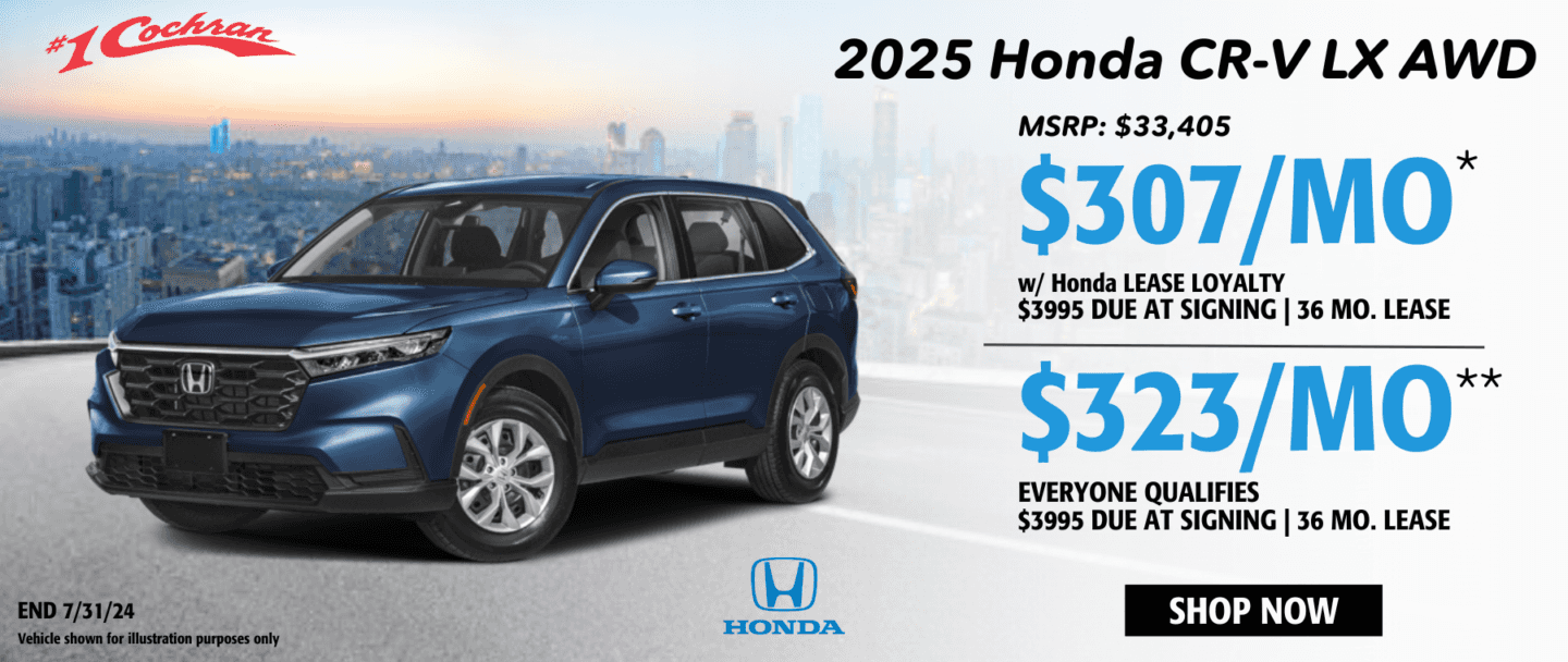 Honda Lease Deals & New Car Incentives | #1 Cochran Cars