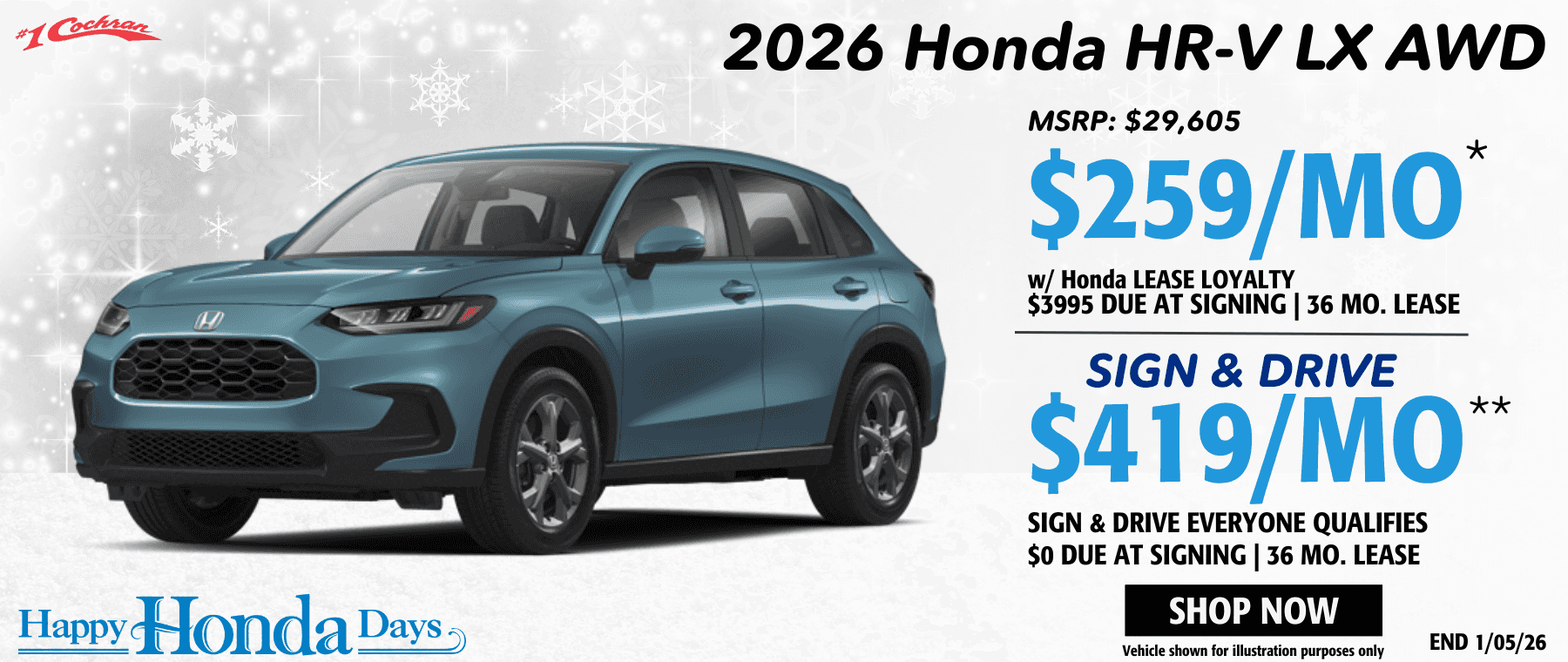 New Honda Lease & Finance Specials | #1 Cochran Honda Boardman