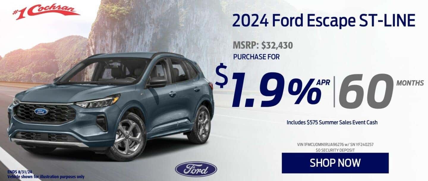 Ford Lease Deals & New Car Incentives | #1 Cochran Cars