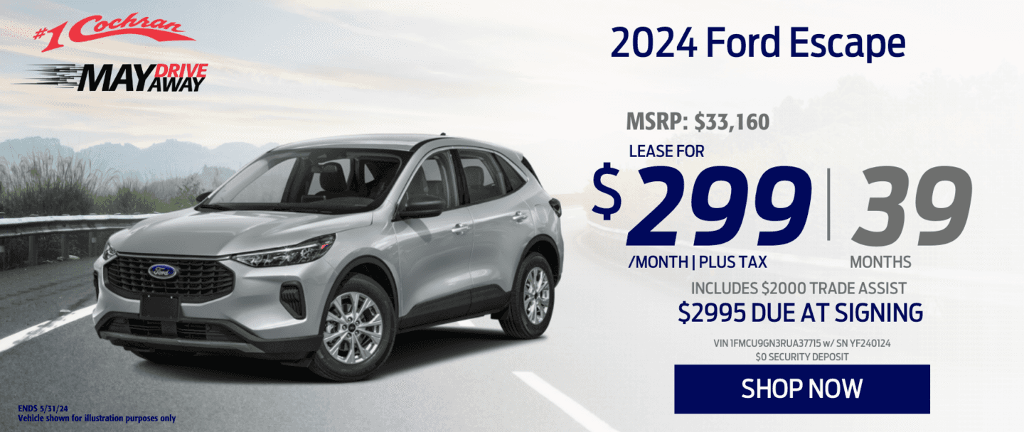 Ford Lease Deals & New Car Incentives | #1 Cochran Cars