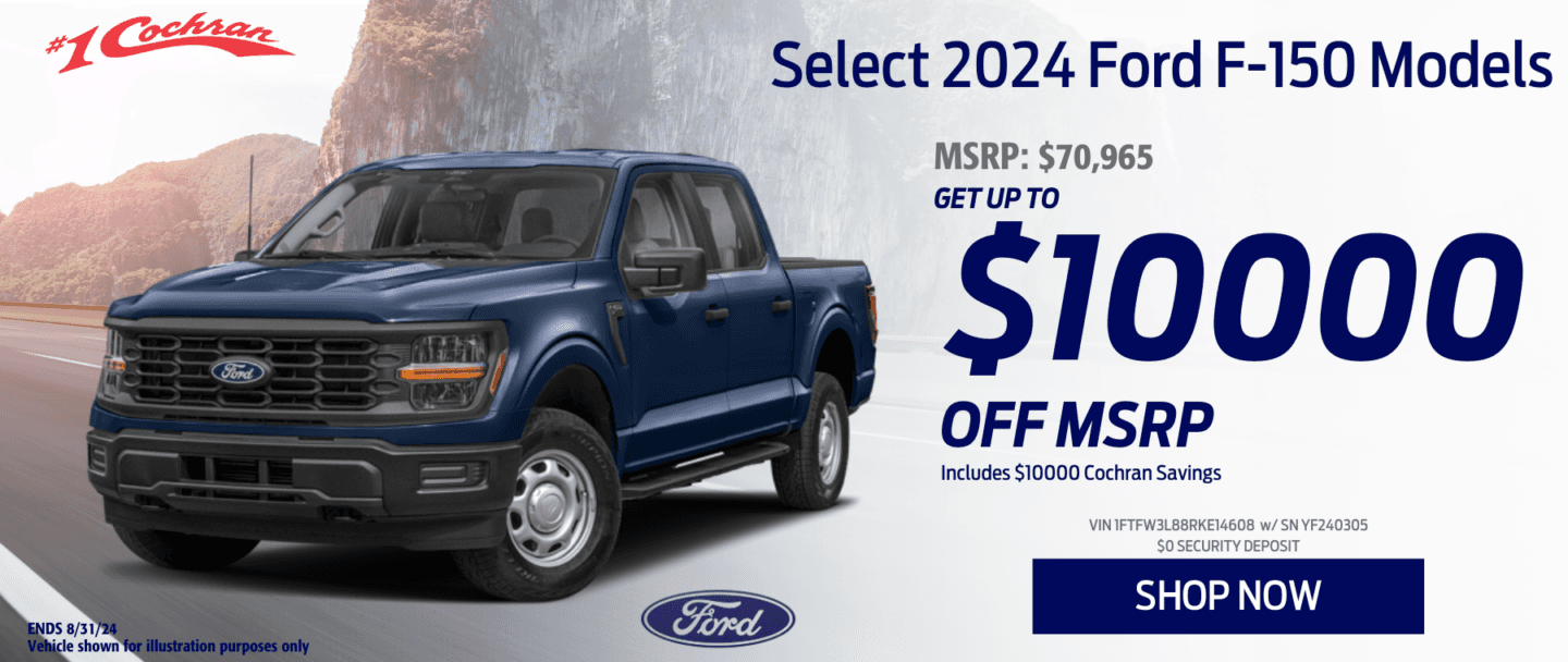 Ford Lease Deals & New Car Incentives | #1 Cochran Cars