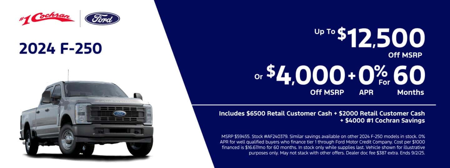 Ford Lease Deals & New Car Incentives | #1 Cochran Cars