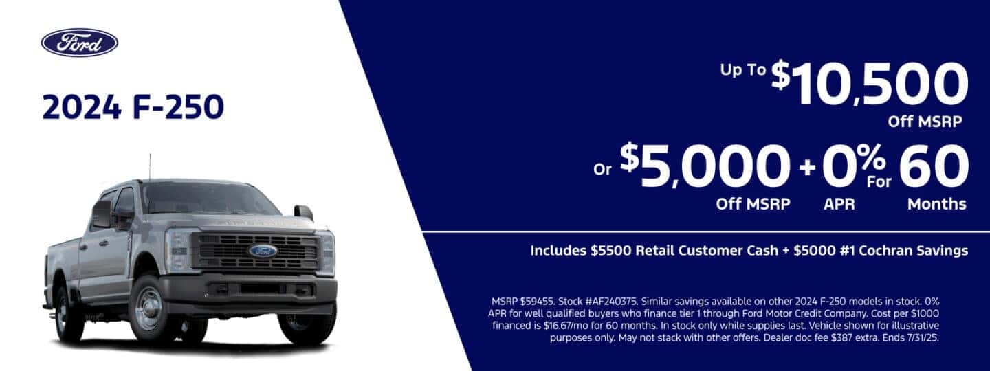 Ford Lease Deals & New Car Incentives | #1 Cochran Cars