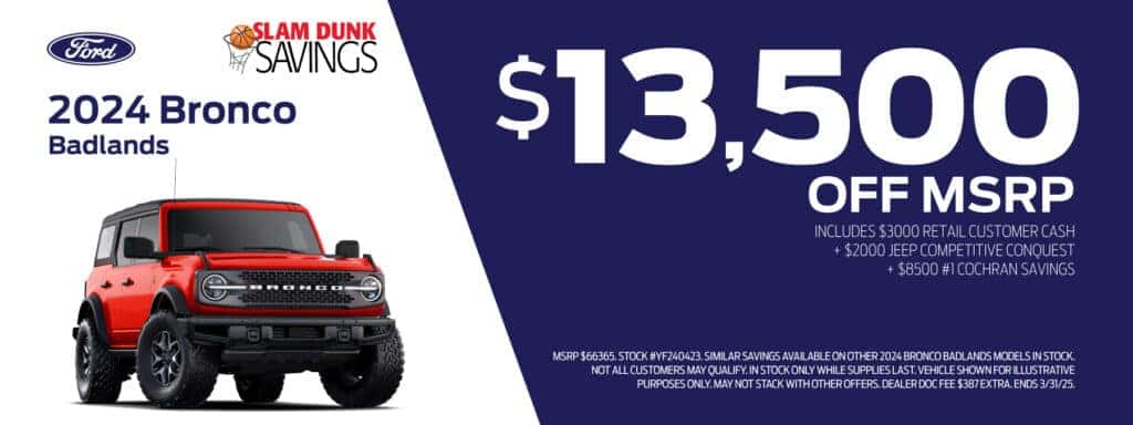 Ford Lease Deals & New Car Incentives | #1 Cochran Cars